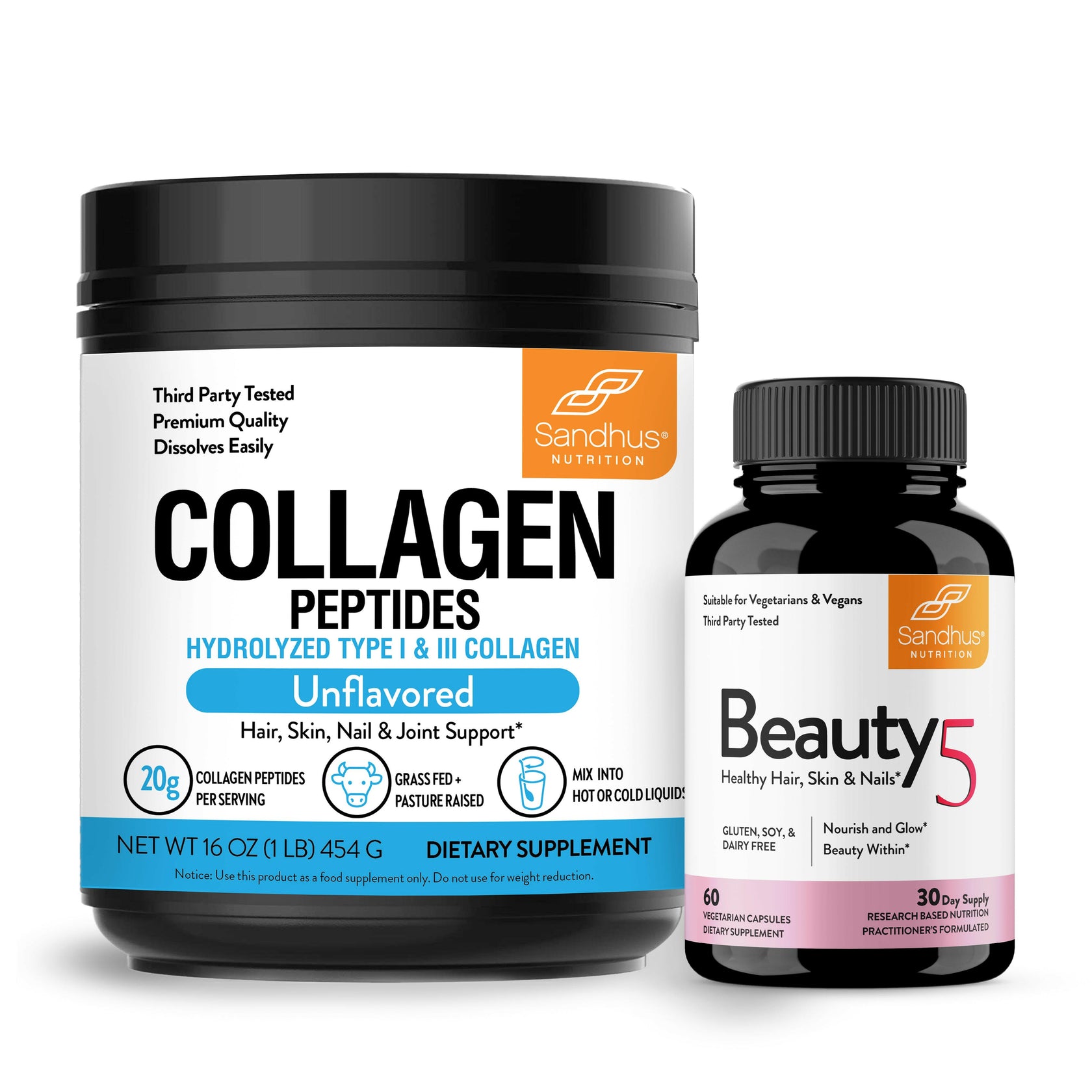 Restore Youthful Skin, Hairs & Nails with Our Collagen Beauty5 Bundle ...