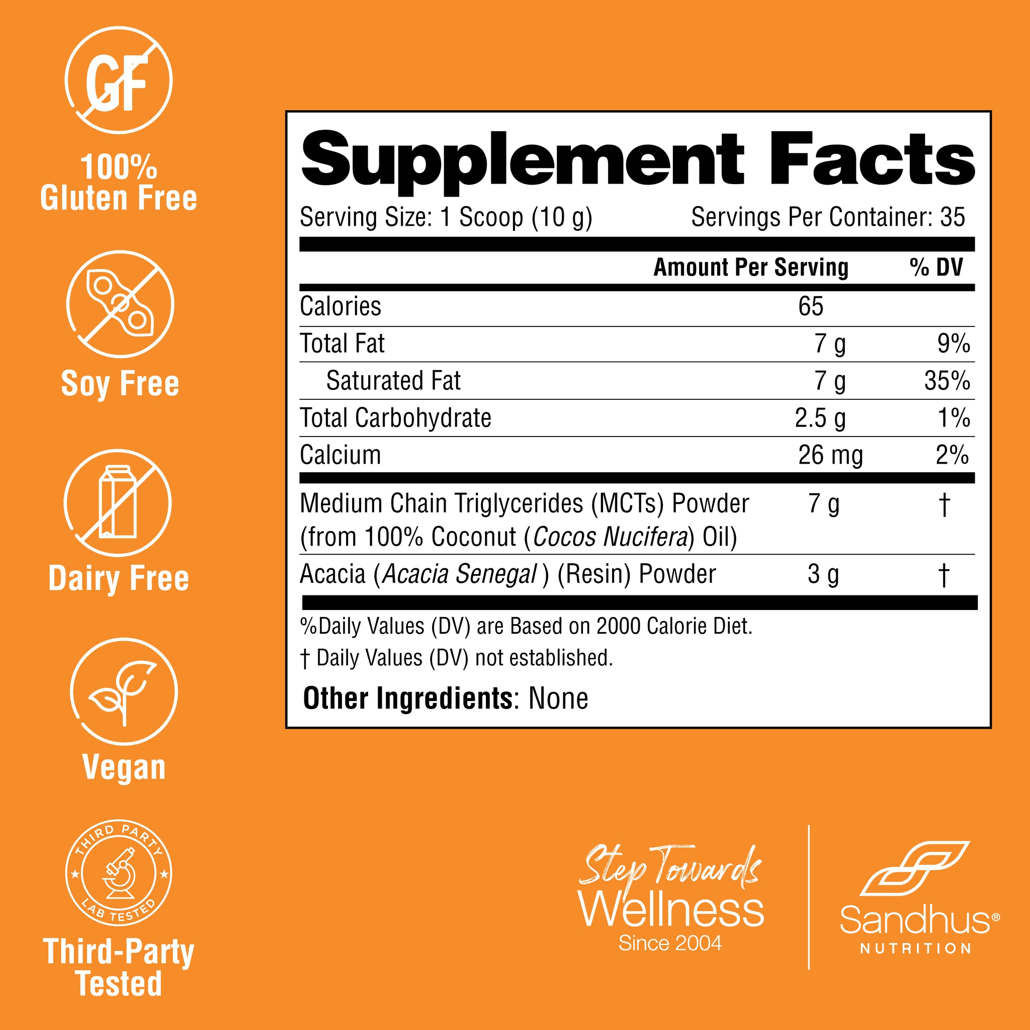 Shop MCT Powder with Prebiotic Fiber | Sandhus – Sandhus Nutrition